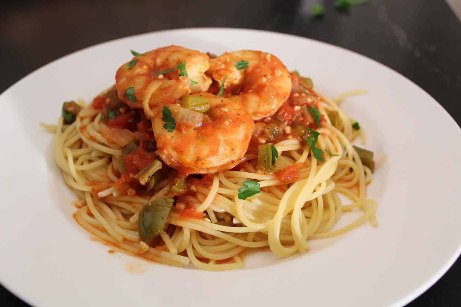 Creole Shrimp Pasta - SmartyPantsKitchen