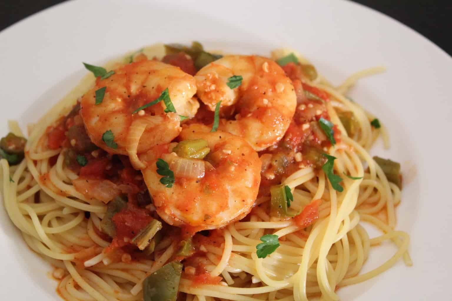 Creole Shrimp Pasta - SmartyPantsKitchen