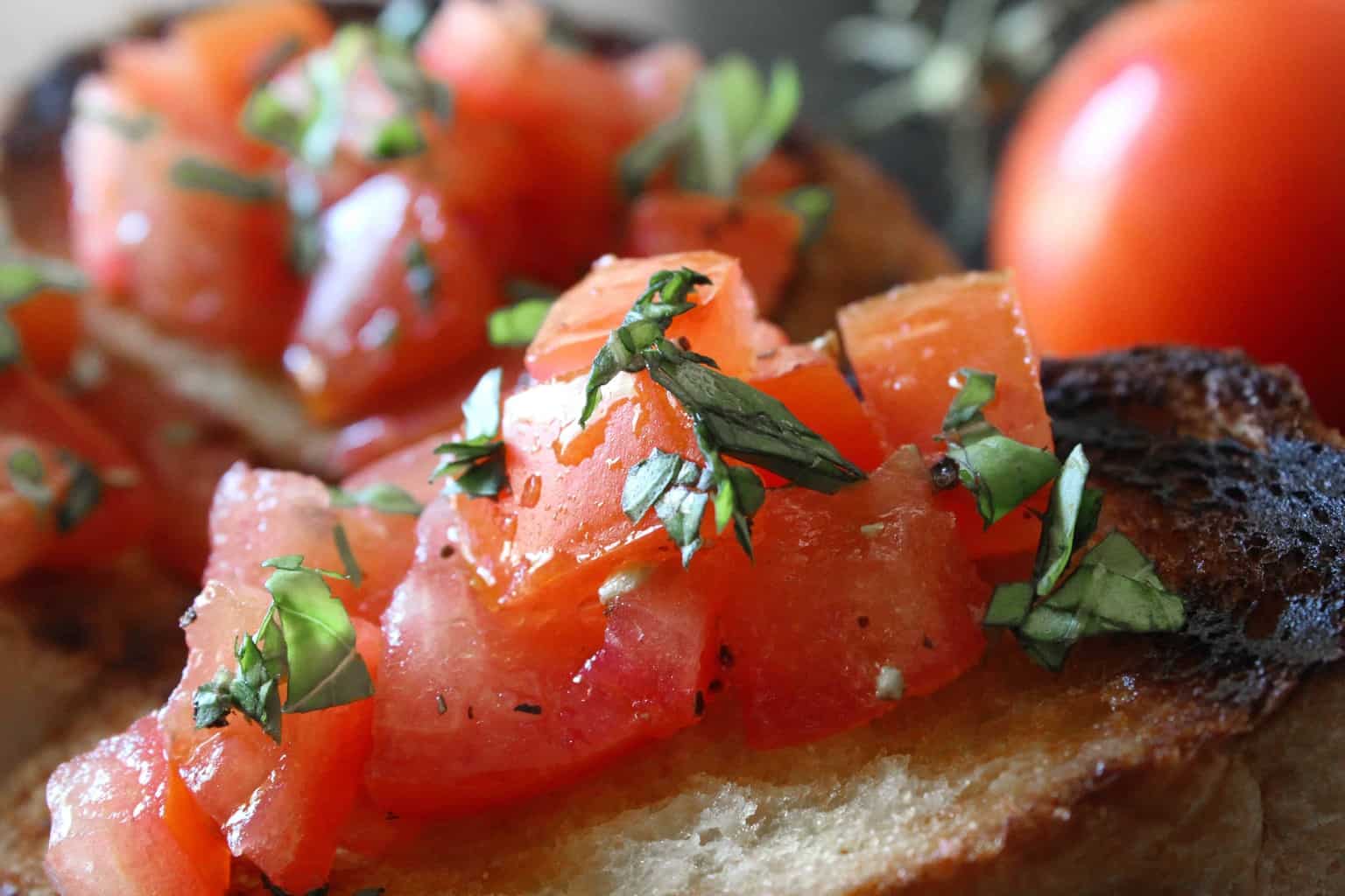 Authentic Italian Bruschetta - SmartyPantsKitchen