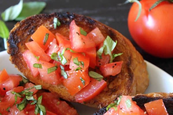Authentic Italian Bruschetta - SmartyPantsKitchen