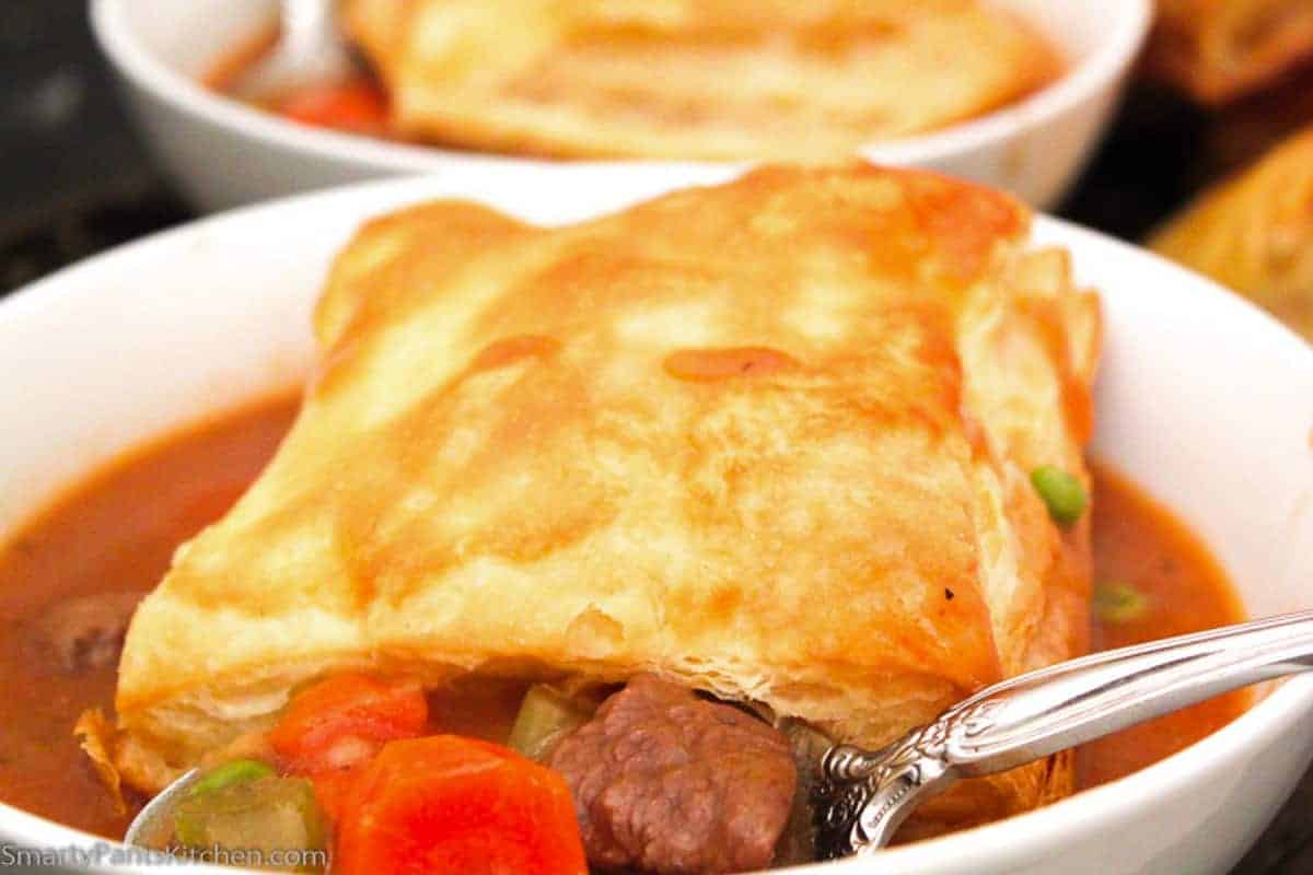 Beef Stew with Puff Pastry - SmartyPantsKitchen