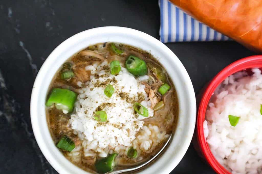 New Orleans Cajun Chicken Gumbo - SmartyPantsKitchen