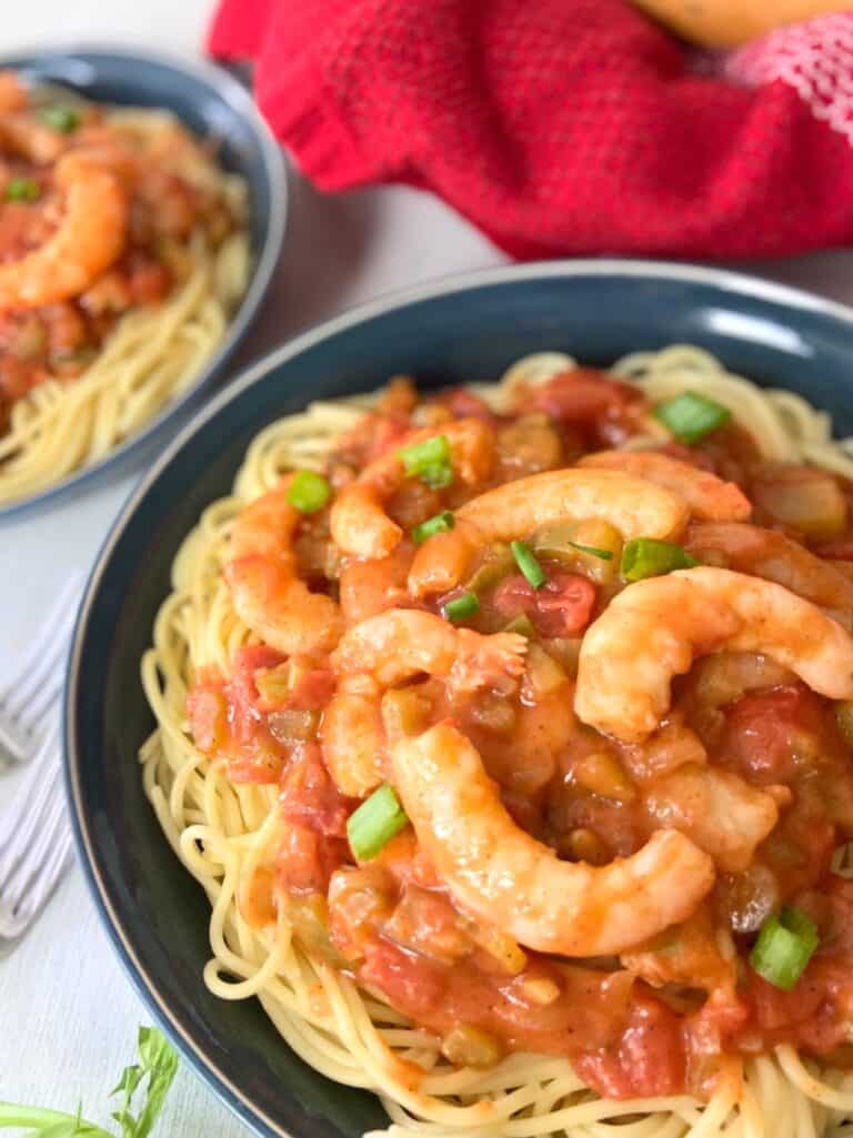 Creole Shrimp Pasta - SmartyPantsKitchen