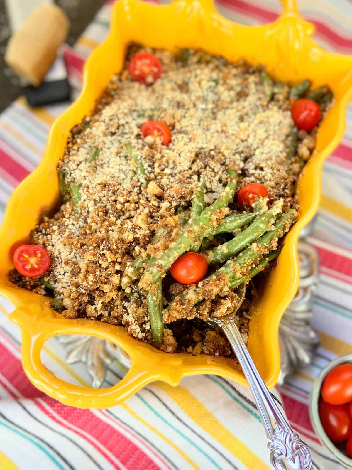 Caesar Green Bean Casserole - SmartyPantsKitchen