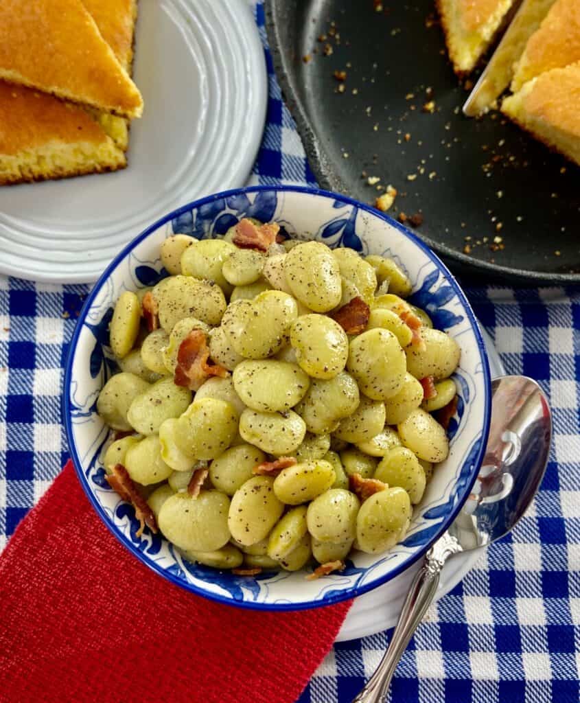 Southern Style Baby Lima Beans - SmartyPantsKitchen