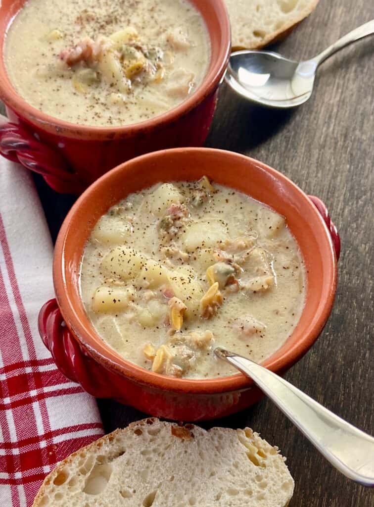 New England Clam Chowder - SmartyPantsKitchen