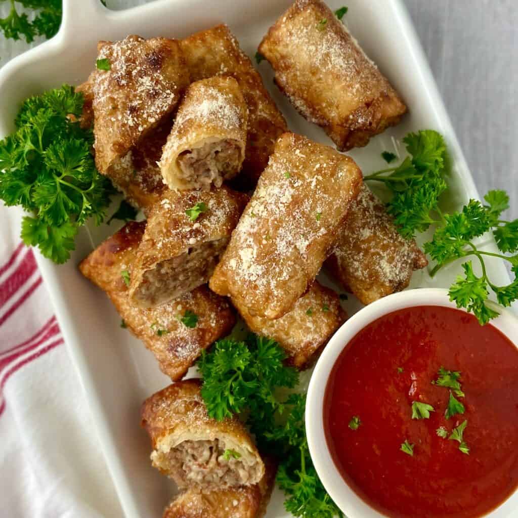 Italian Egg Rolls - SmartyPantsKitchen