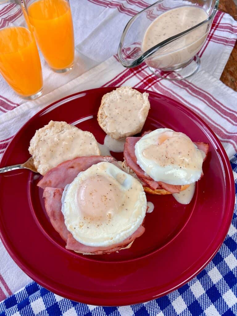 Country Style Eggs Benedict - SmartyPantsKitchen
