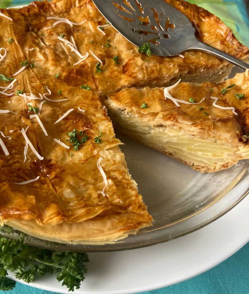 Flaky French Potato Pie - SmartyPantsKitchen