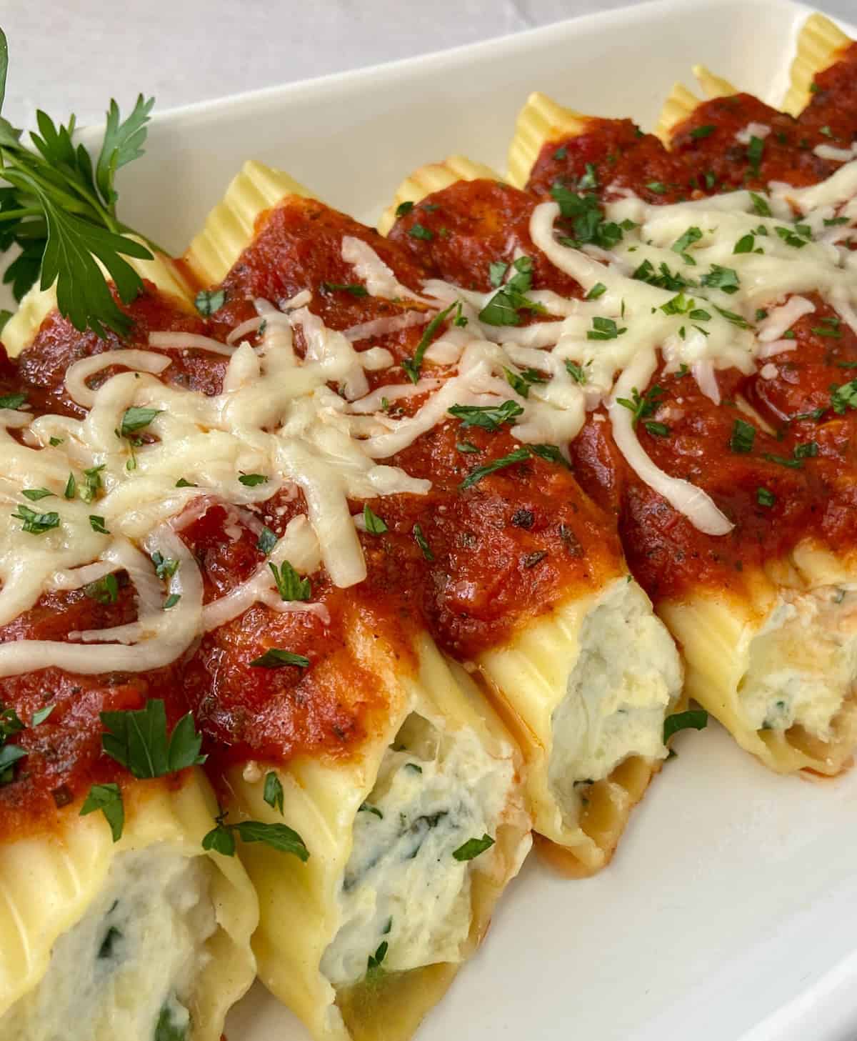 Classic Cheese Manicotti - SmartyPantsKitchen